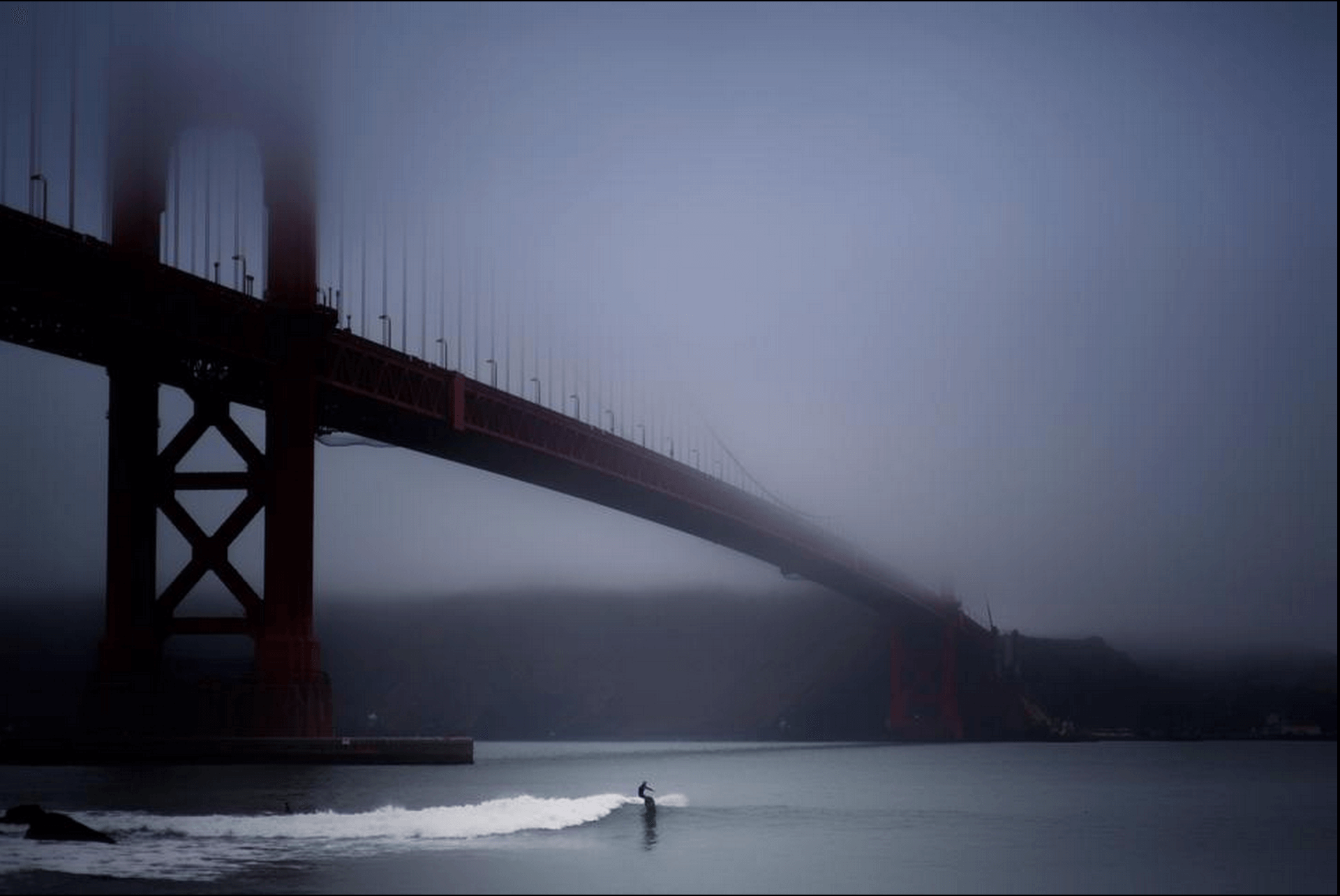 Surfing Fort Point (Golden Gate Bridge) - Jamie Lyons